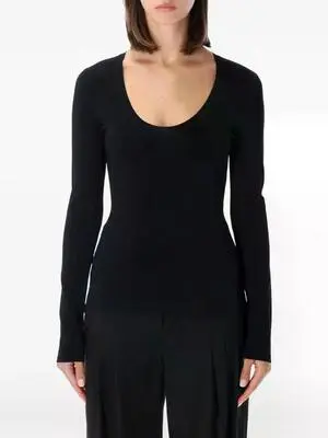 Stella McCartney Scoop-neck Long-sleeve Top