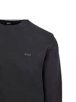 BOSS Logo-embroidered Crewneck Sweatshirt