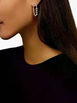 Melissa Kaye Stella Ellipse Diamond Earrings
