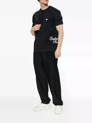 Emporio Armani Logo-embroidered T-shirt