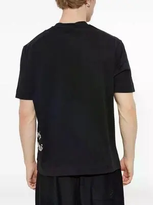 Emporio Armani Logo-embroidered T-shirt