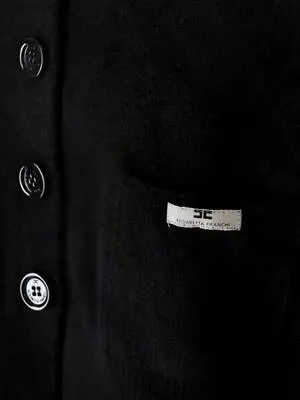 Elisabetta Franchi Button-fastening Cropped Cardigan