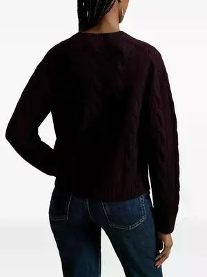 Polo Ralph Lauren Cable-knit Embroidered-logo Sweater