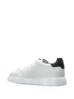 Hogan Perforated Detail Leather Sneakers - White
