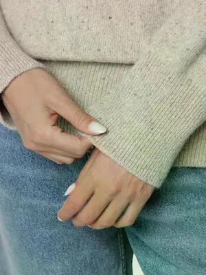 RÓHE Mouline V-neck Sweater