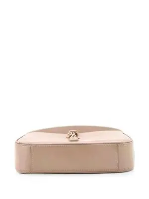 Saint Laurent Le 5 A 7 Hobo Leather Mini Shoulder Bag - Neutrals