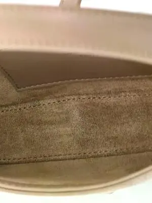 Saint Laurent Le 5 A 7 Hobo Leather Mini Shoulder Bag - Neutrals