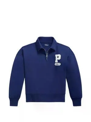 Polo Ralph Lauren Logo-patch Quarter-zip Sweatshirt