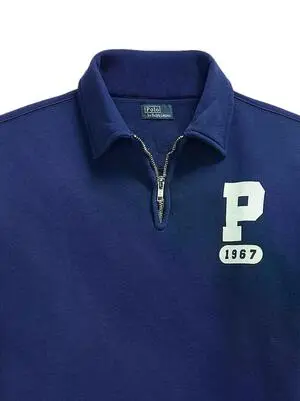 Polo Ralph Lauren Logo-patch Quarter-zip Sweatshirt