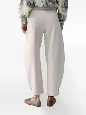Liu Jo Logo Plaque Cropped Trousers