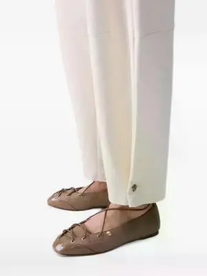 Liu Jo Logo Plaque Cropped Trousers