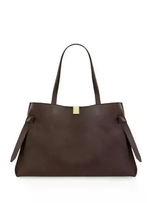 Yuzefi Gyoza Pebble-grain Leather Tote Bag