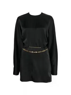 Saint Laurent Crewneck Dresses