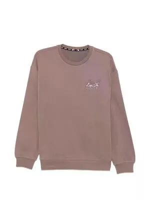Liu Jo Rhinestone Embellished Drop Shoulder Sweatshirt