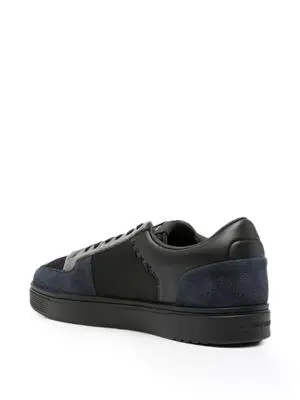 Emporio Armani Panelled Lace-up Sneakers