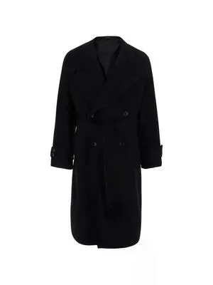 Tagliatore Double-breasted Belted Coat