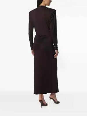 Andamane Ruched Long-sleeve Dress