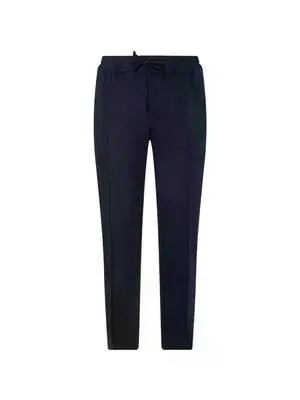 Paul & Shark Elasticated-waistband Skinny Trousers - Blue