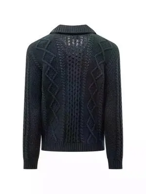RAKKI Aran Cable-knit Cardigan