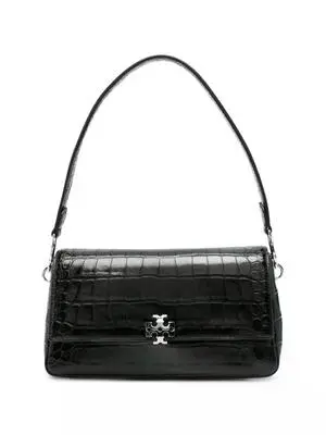Tory Burch Charlie Croc-embossed Shoulder Bag