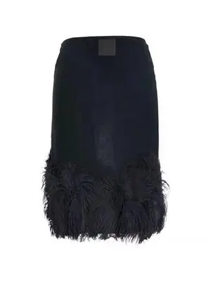 SEMICOUTURE Quanna Midi Skirt - Black