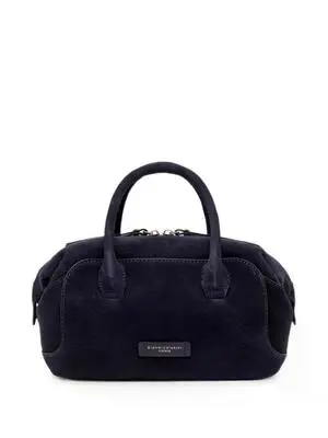 GIANNI CHIARINI Gemma Suede-finish Logo-plaque Tote Bag
