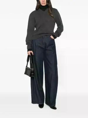 THELATEST Pleated Detail Wide-leg Jeans