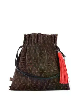 LOUIS VUITTON Explorer Pleated Monogram Canvas Shoulder Bag Mm