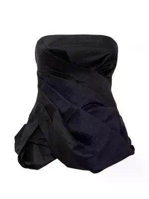 Acler Dorval Strapless Top - Black