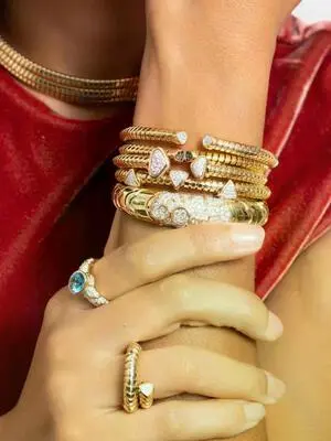 Marina B Trisolina Castanga Diamond Bracelet
