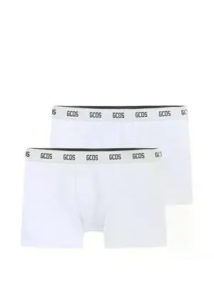Gcds Logo-waistband Boxer Briefs - White
