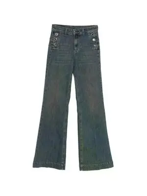 Liu Jo Button-detail Flared Jeans