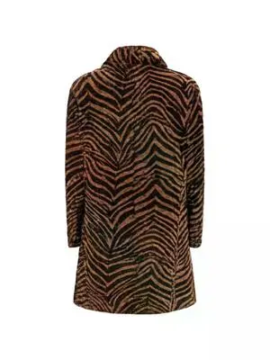 P.a.r.o.s.h Zebra-print Lambskin Coat