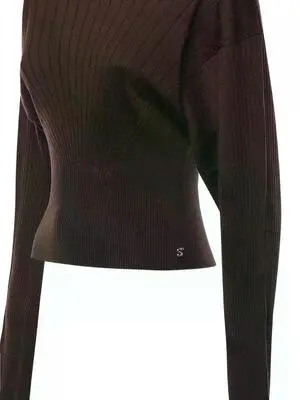 Sportmax Ribbed Virgin Wool Jumper