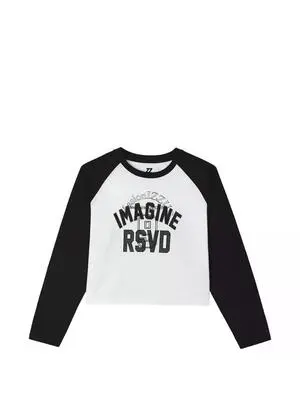 Izzue Slogan-print Raglan-sleeved T-shirt