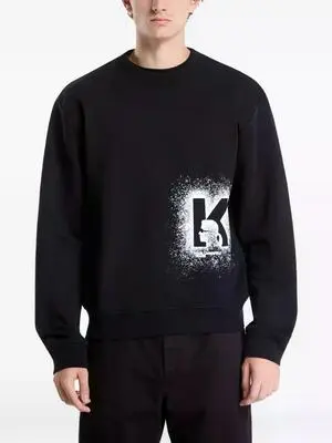 Karl Lagerfeld Logo-print Sweatshirt - Black