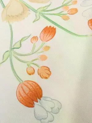Hermès 2000s Floral-print Scarf