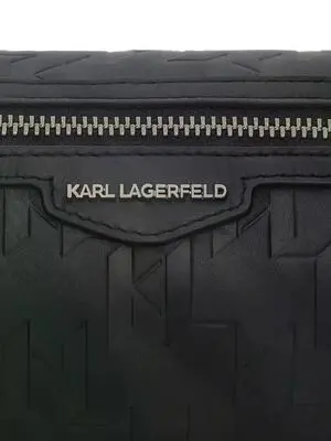 Karl Lagerfeld Mini K/loom Leather Barrel Bag