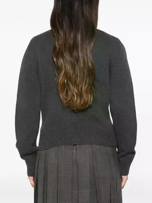 A.p.c. V-neck Ribbed Sweater