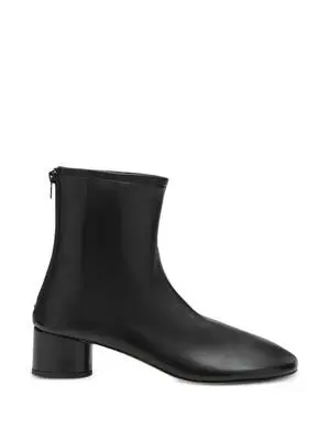 Dear Frances Harlie Rear-zip Ankle Boots - Black