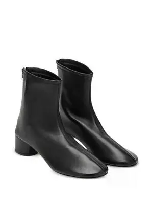 Dear Frances Harlie Rear-zip Ankle Boots - Black