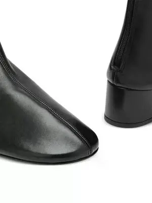 Dear Frances Harlie Rear-zip Ankle Boots - Black