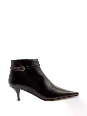 ROBERTO FESTA Buckle-strap Pointed-toe Ankle Boots
