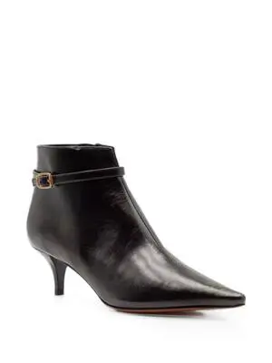 Roberto Festa Buckle-strap Pointed-toe Ankle Boots
