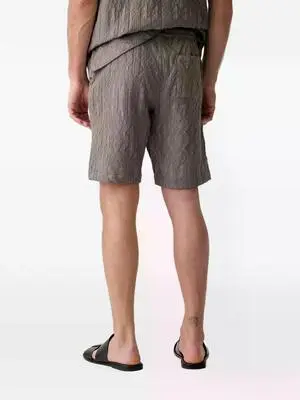 LINDBERGH Geometric Pattern Drawstring Bermuda Shorts