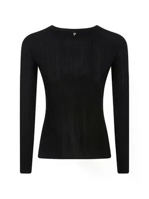 DONDUP Ribbed-knit V-neck Cardigan