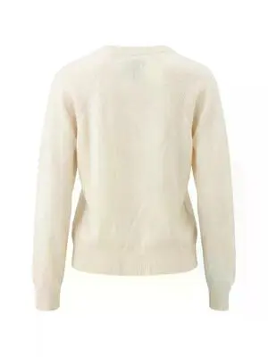 SA SU PHI Raglan-sleeve V-neck Sweater