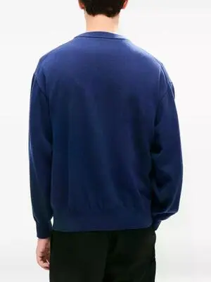 Kenzo Embroidered Motif V-neck Cardigan