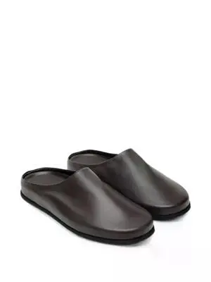 Dear Frances Vico Round-toe Mules - Brown