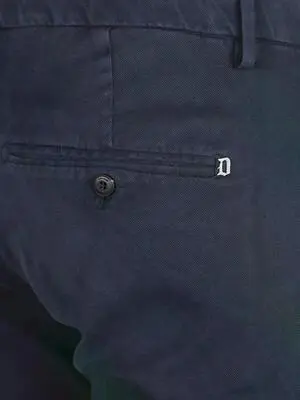DONDUP Logo-plaque Turn-up-hem Trousers